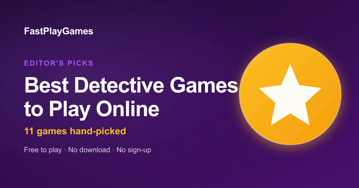 Best Free Detective Games to Play Online in 2026 | Top Browser Mystery ...