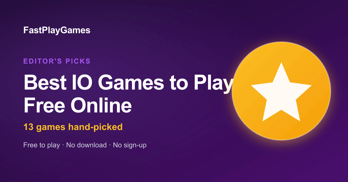 Best IO Games 2026 | Top Free Competitive Browser Arena Games