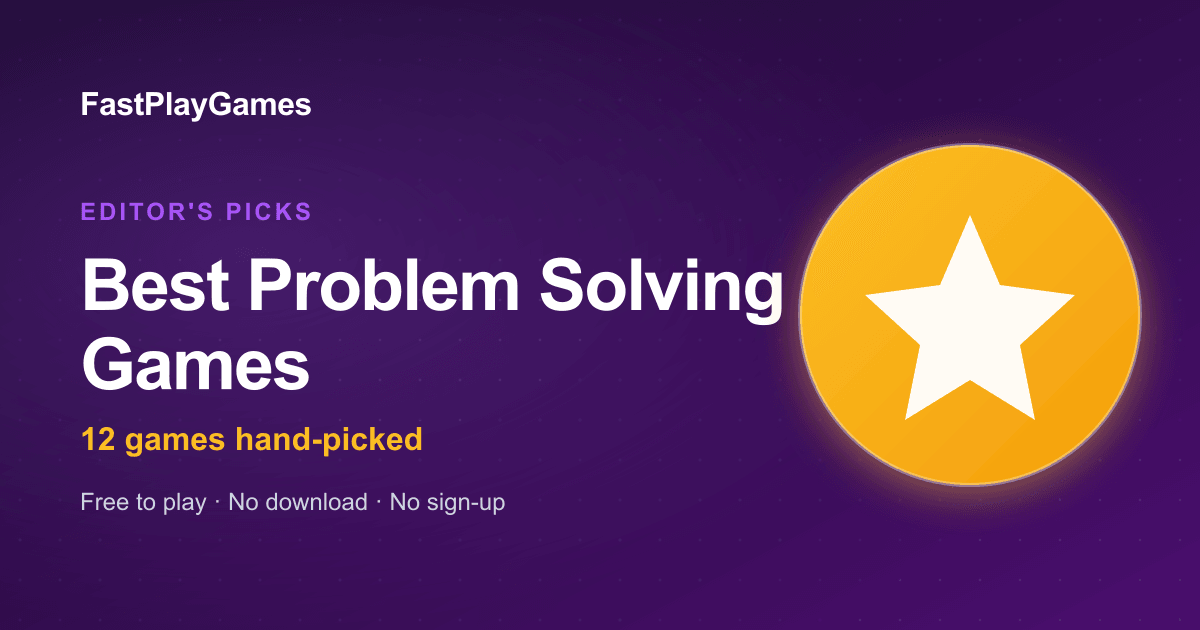 Best Problem Solving Games to Play Free Online in 2026
