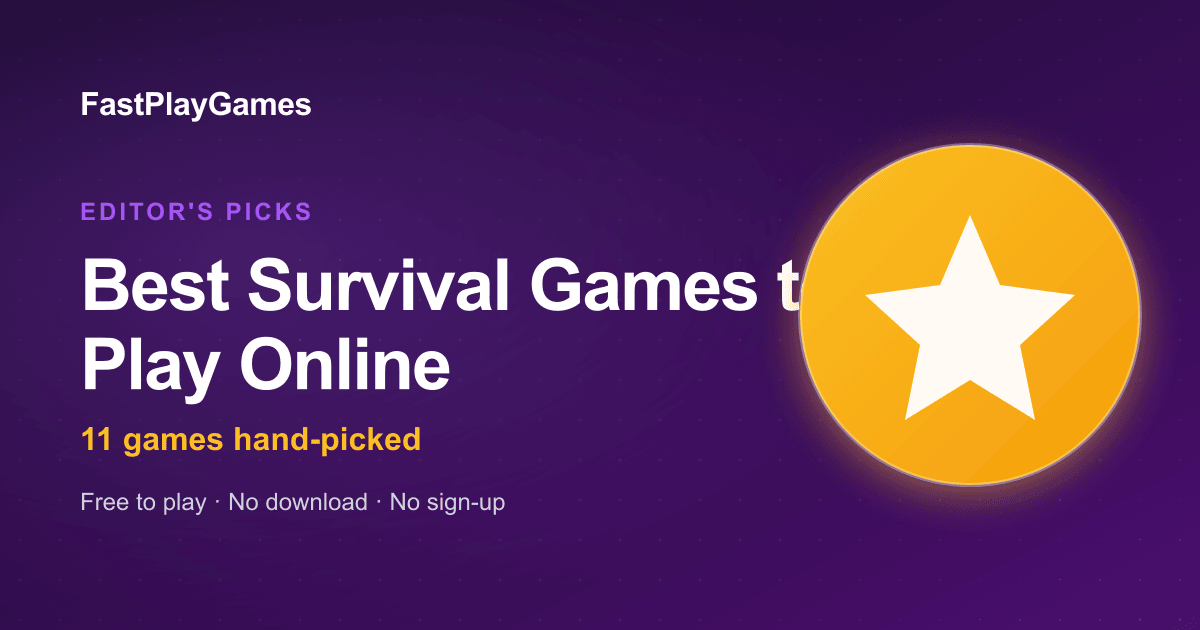 Best Free Survival Games to Play Online in 2026 | Top Browser Survival ...